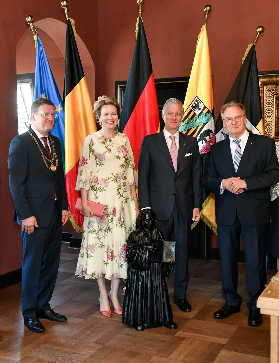 The King and Queen of Belgium Visit Thuringia and Saxony-Anhalt ...