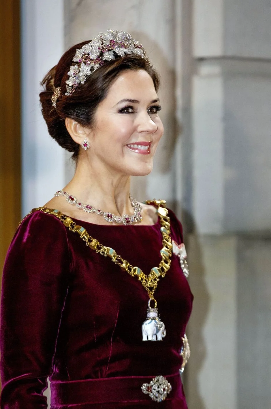 The Crown Prince and Crown Princess of Denmark Attend New Year's ...