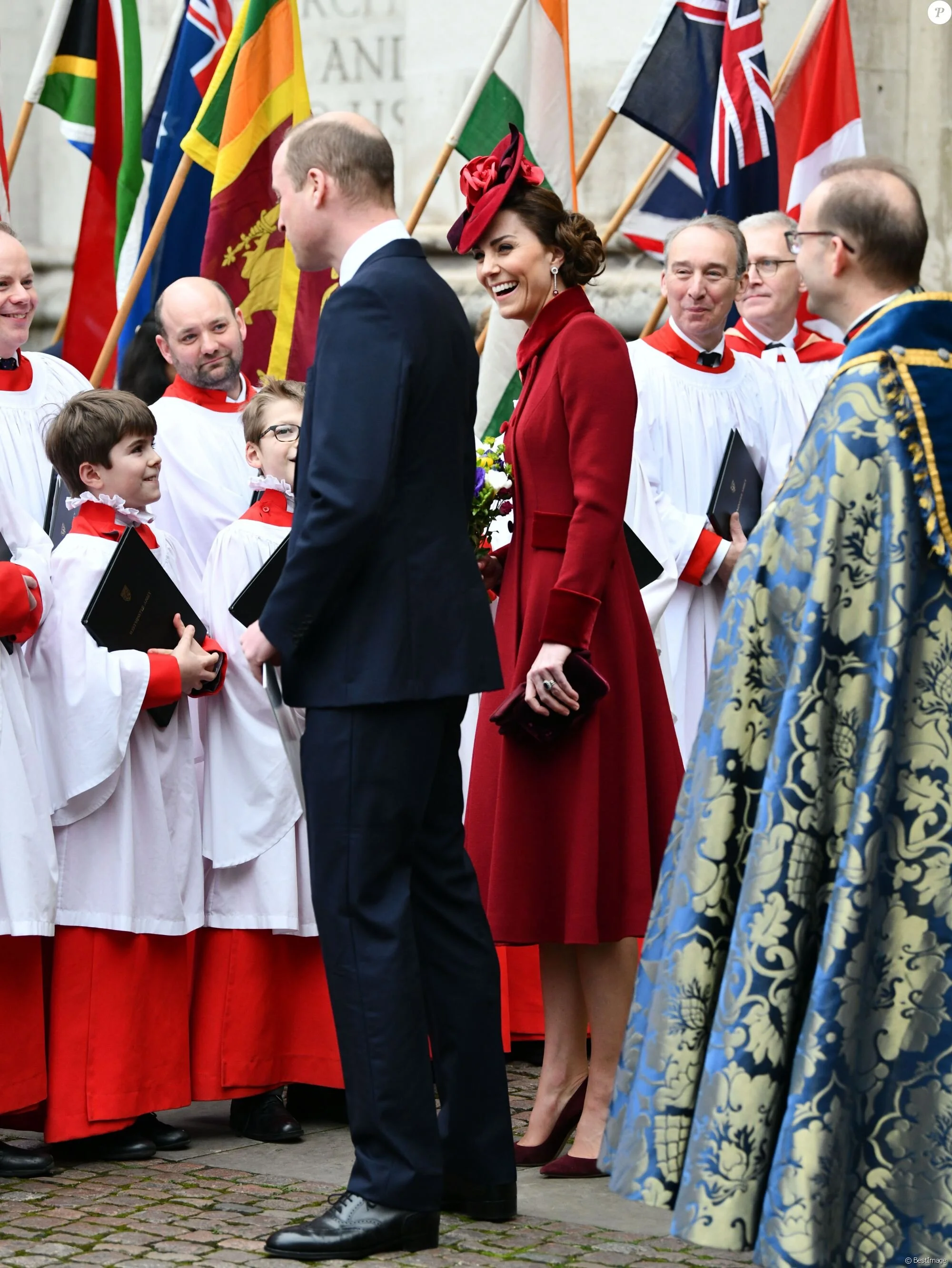 The Duke and Duchess of Cambridge Attend Commonwealth Day Service 2020 ...