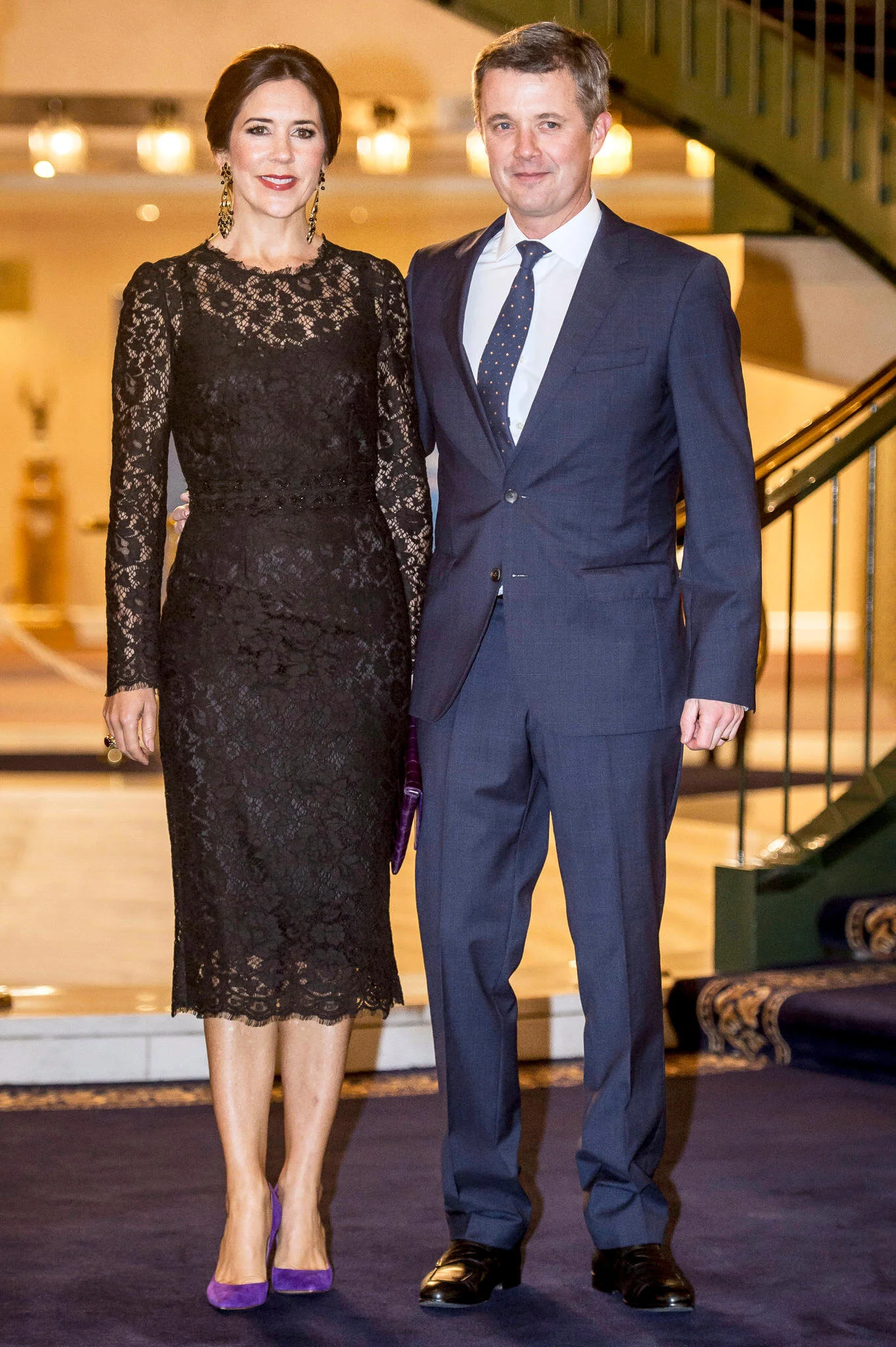 The Crown Prince and Crown Princess of Denmark Attend Danish Business ...