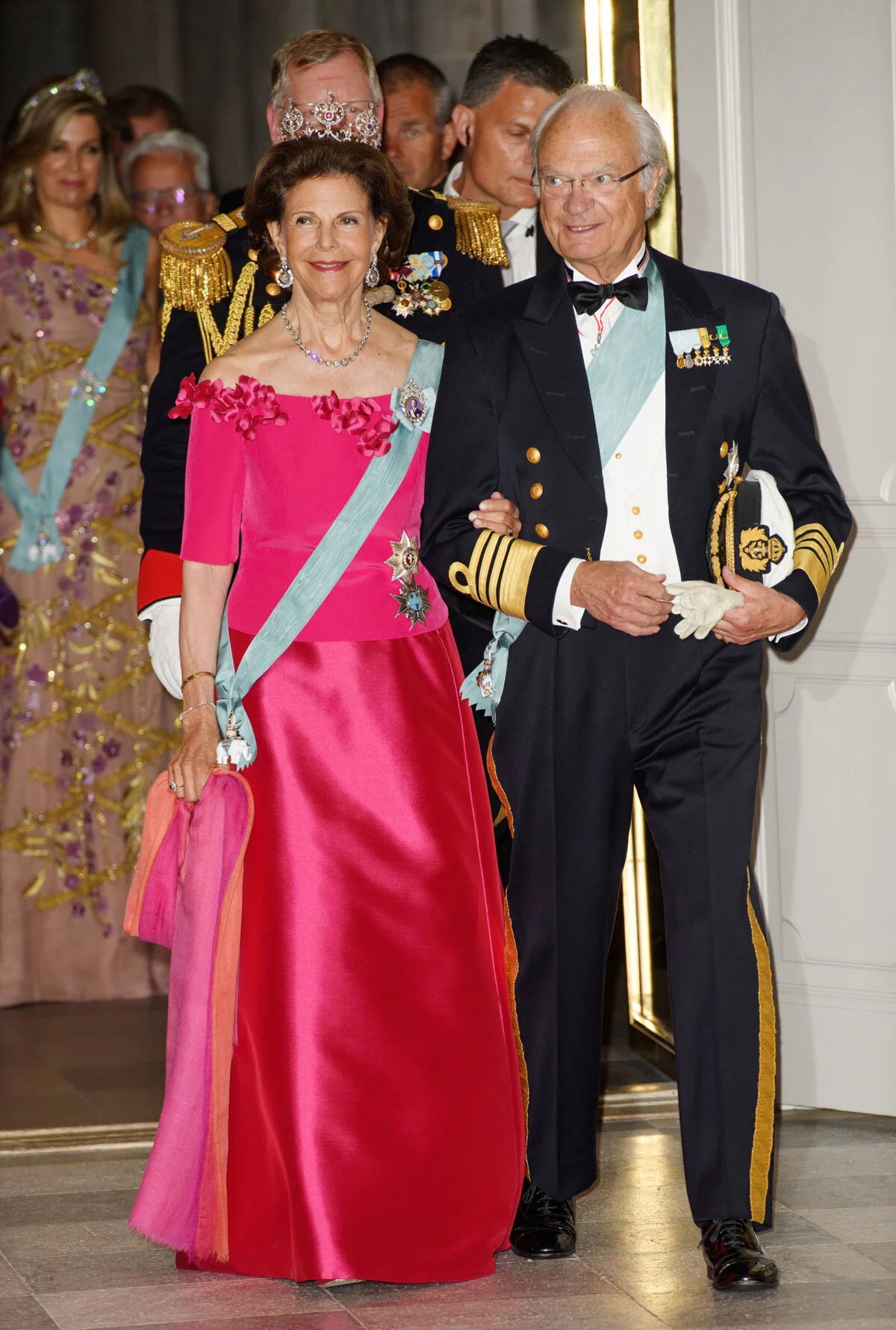 The King and Queen of Sweden Attend Gala Banquet for Crown Prince ...