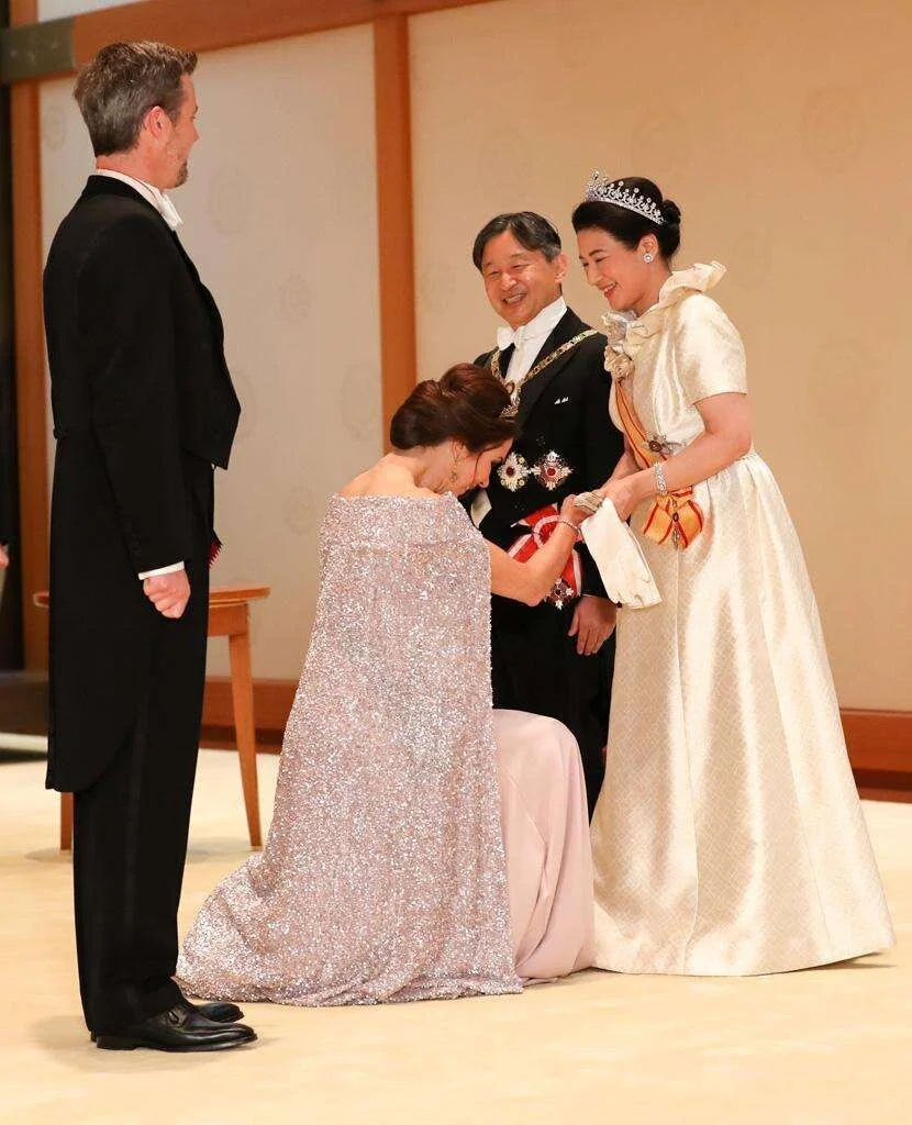 The Crown Princely Couple of Denmark Attends Enthronement Banquet in Tokyo — Royal Portraits Gallery