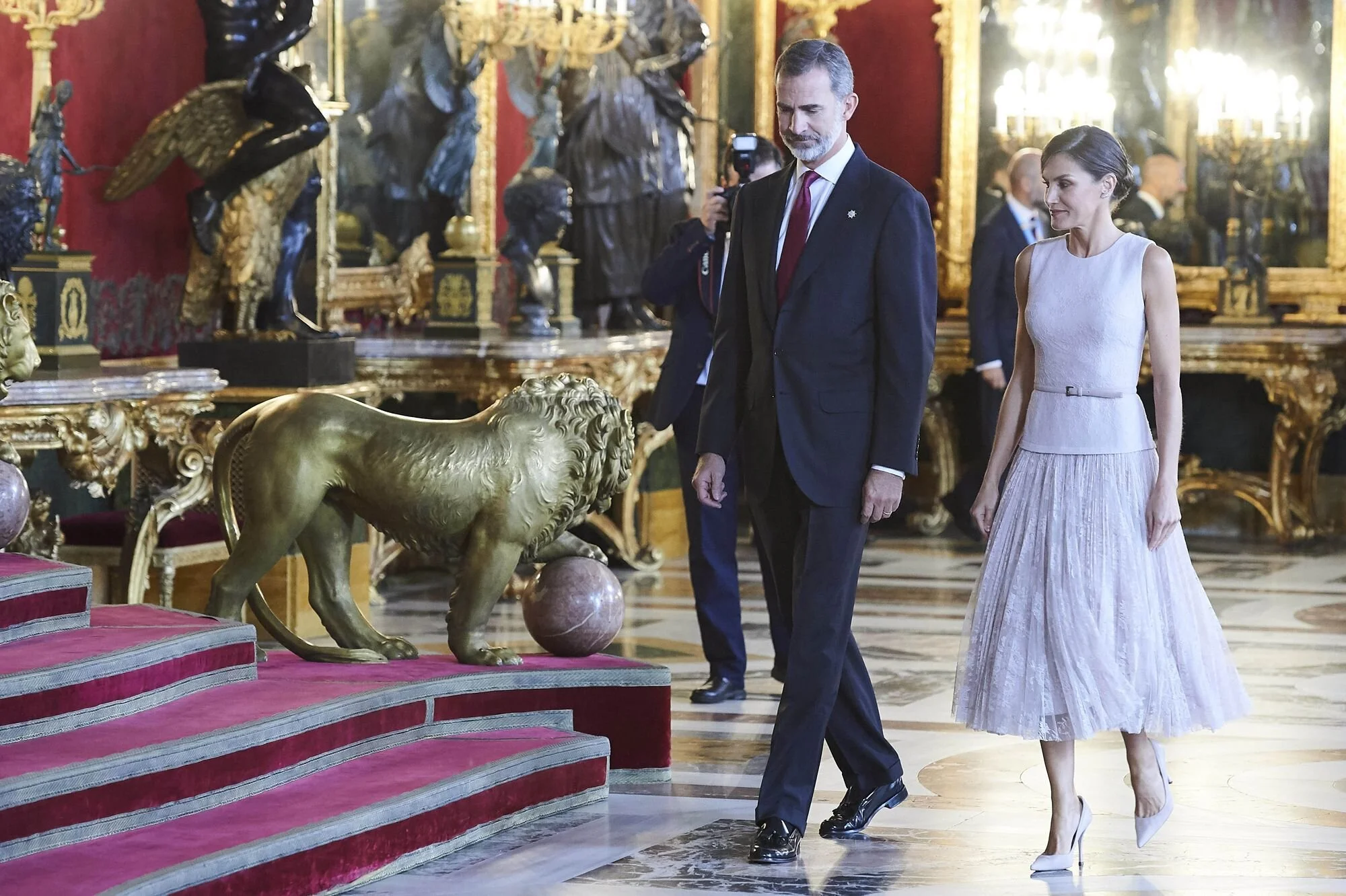 The Royal Family of Spain Attend National Day Military Parade 2018 ...