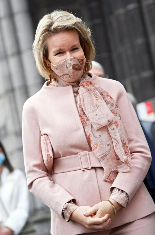 Queen Mathilde Visits Memling Now Exhibition — Royal Portraits Gallery