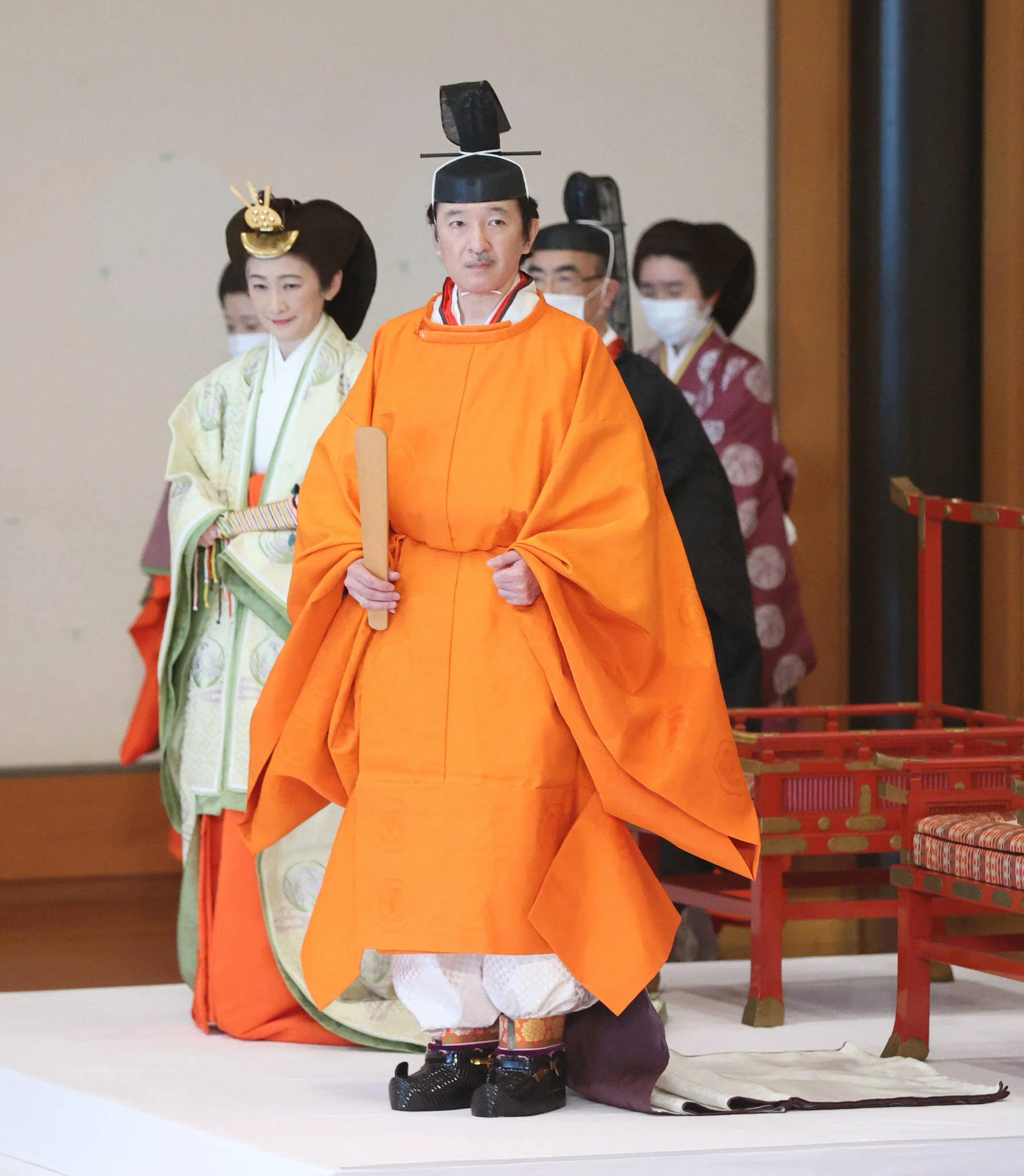 The Prince and Princess Akishino Attend Rikkoshi Senmei no Gi (VIDEO ...
