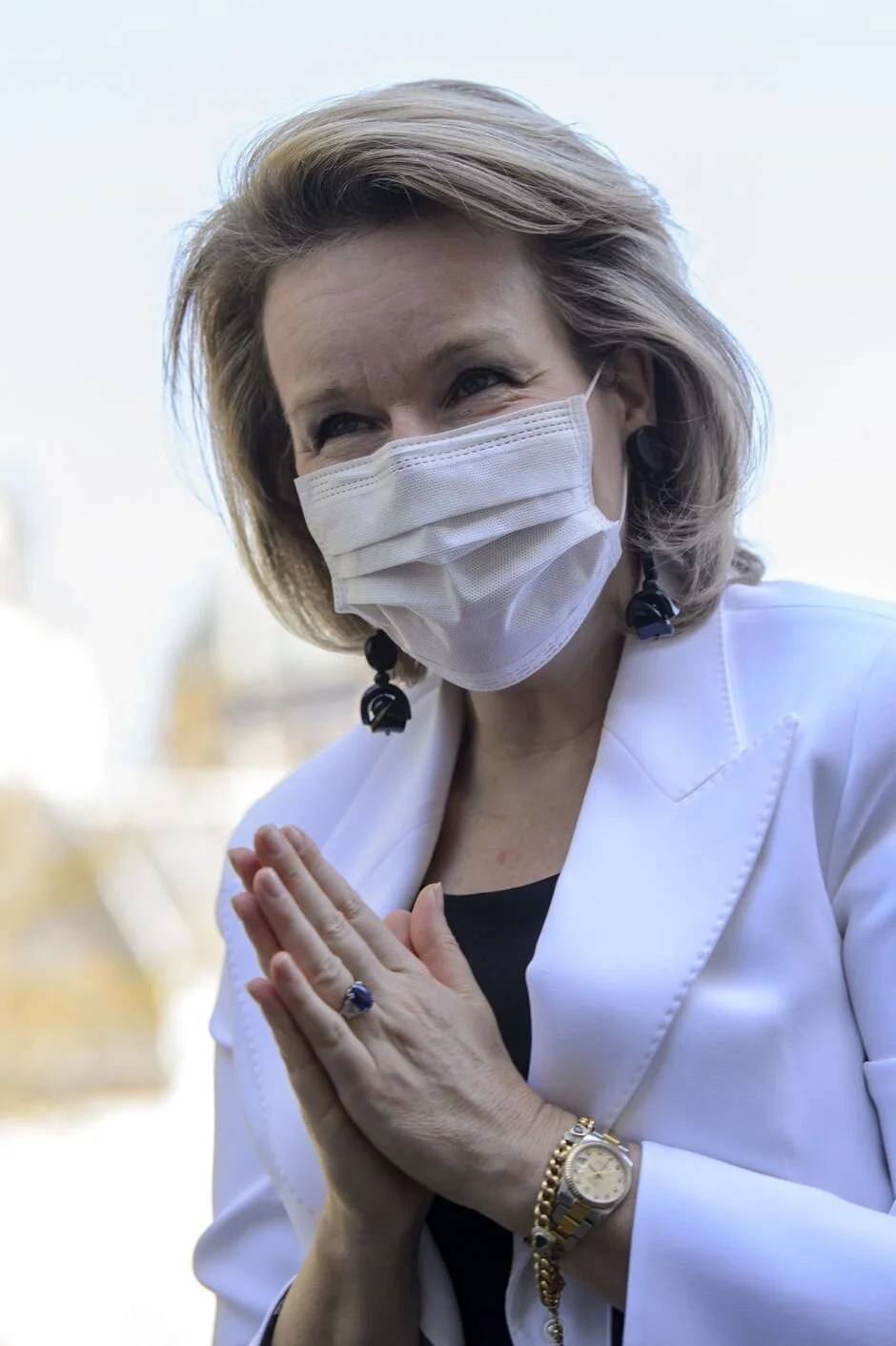 Queen Mathilde Visits the Association For Student Solidarity in Namur ...