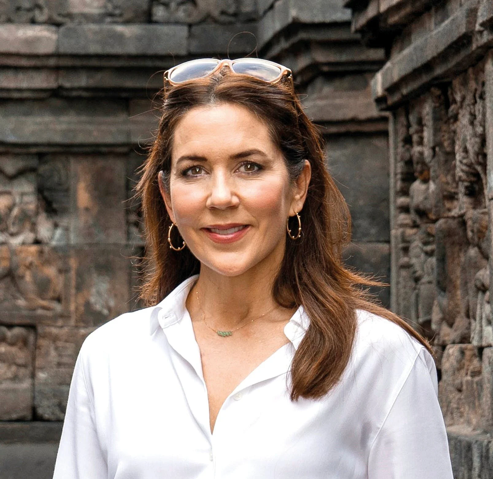 Crown Princess Mary Visits Borobudur — Royal Portraits Gallery