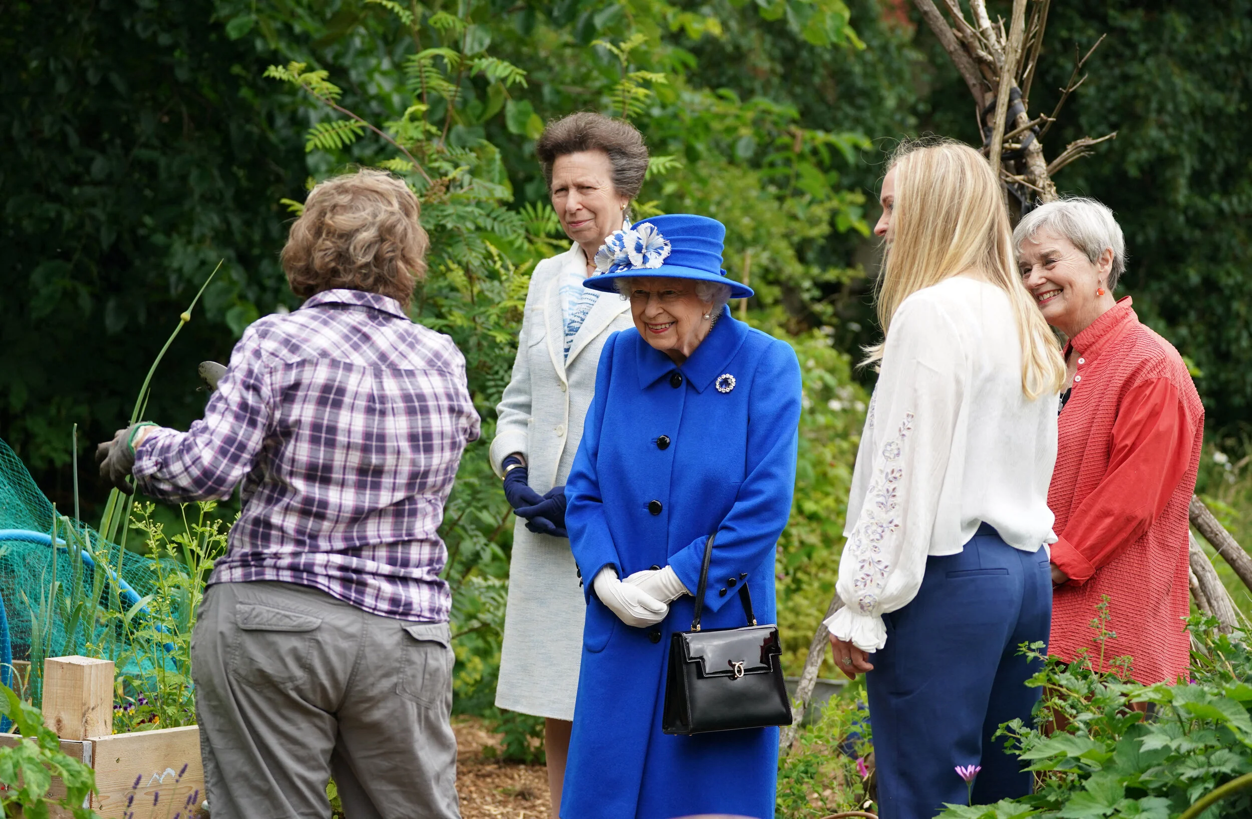 Queen Elizabeth II and the Princess Royal Visit The Children's Wood ...
