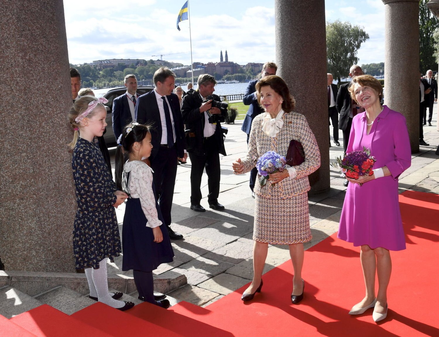 The King and Queen of Sweden Attend Official Luncheon — Royal Portraits ...