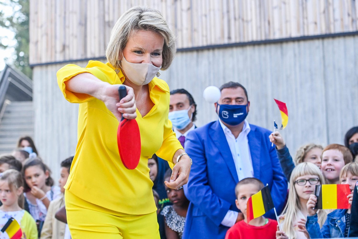 Queen Mathilde Attends Back to School 2021 Event in Zottegem — Royal ...