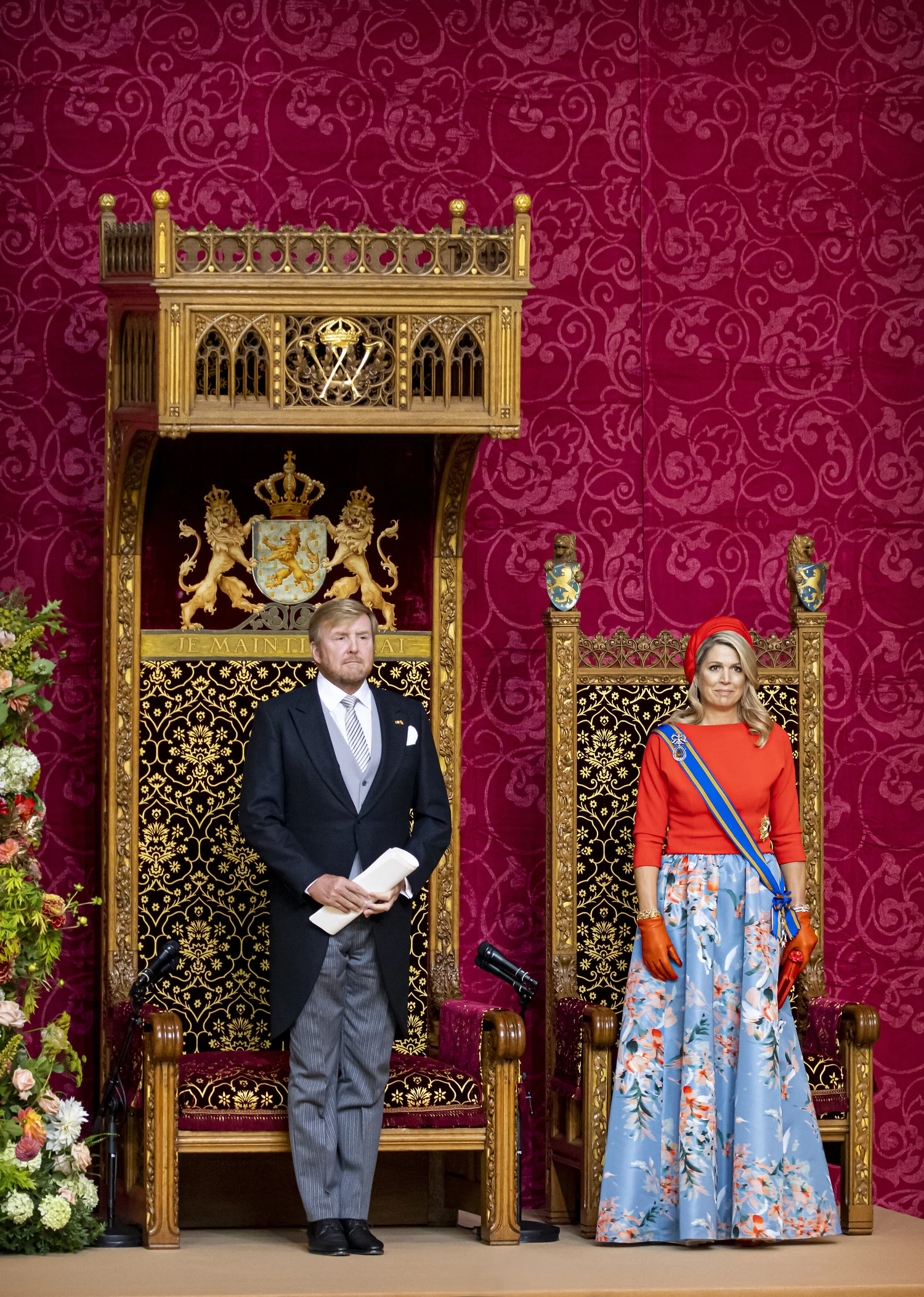 The King and Queen of the Netherlands Attend Prinsjesdag 2021 — Royal ...