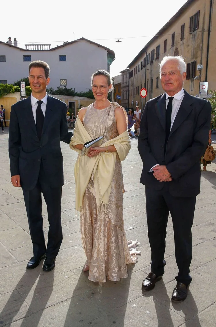 The Hereditary Prince and Hereditary Princess of Liechtenstein Attend Wedding of Princess Marie ...