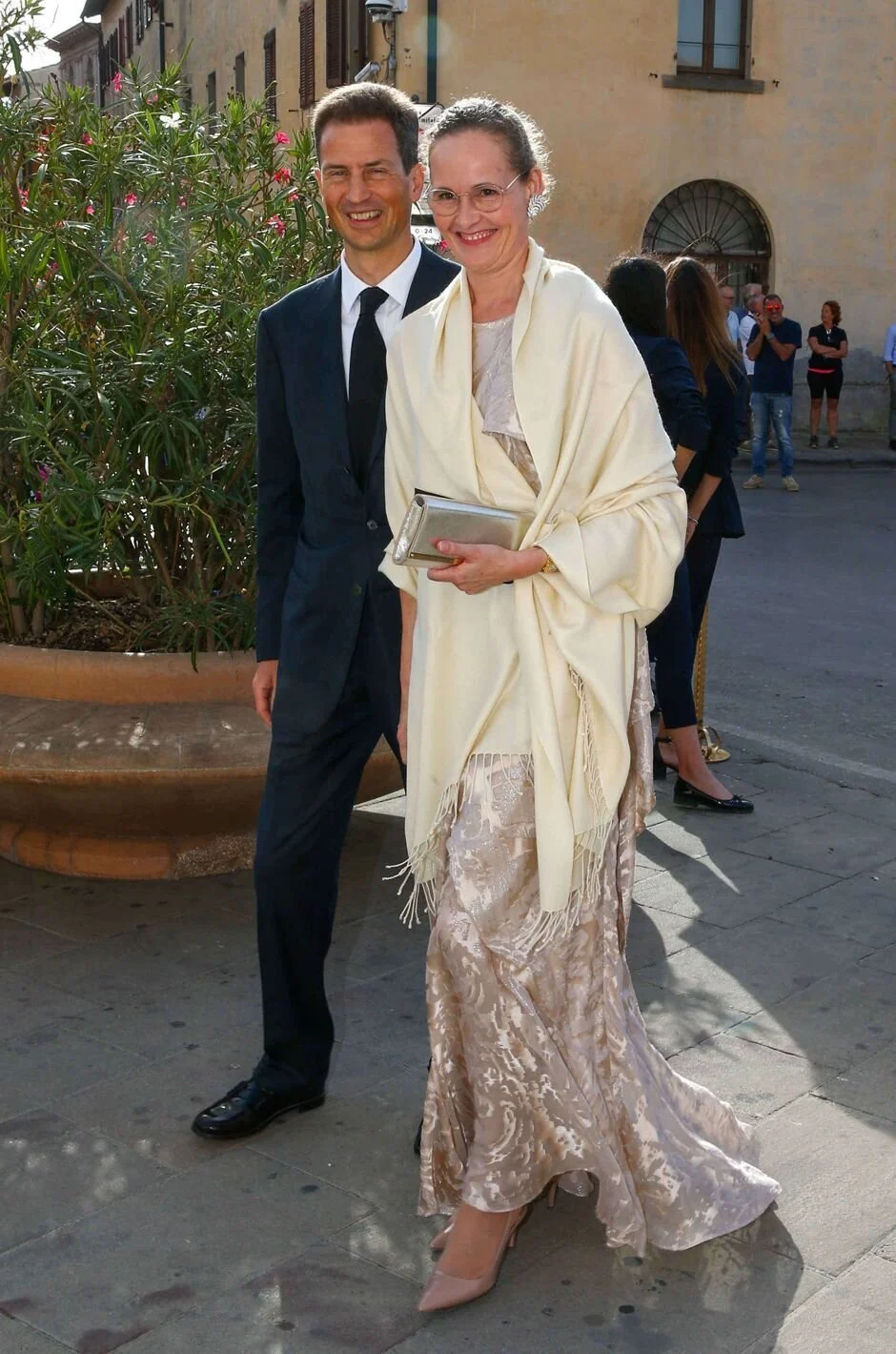 The Hereditary Prince and Hereditary Princess of Liechtenstein Attend Wedding of Princess Marie ...