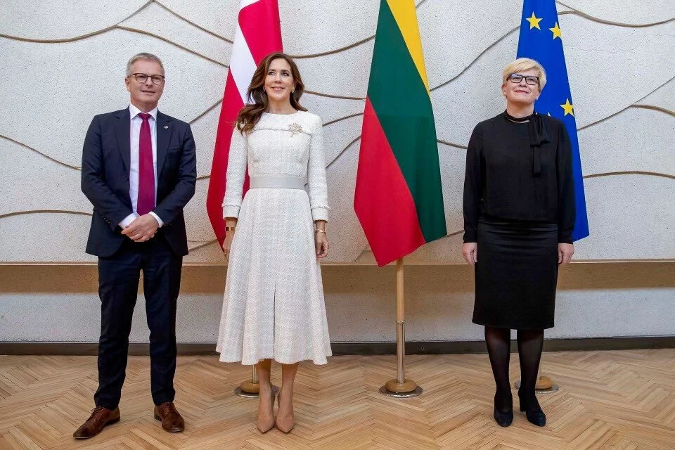 Crown Princess Mary Visits Lithuania, Day 1 — Royal Portraits Gallery