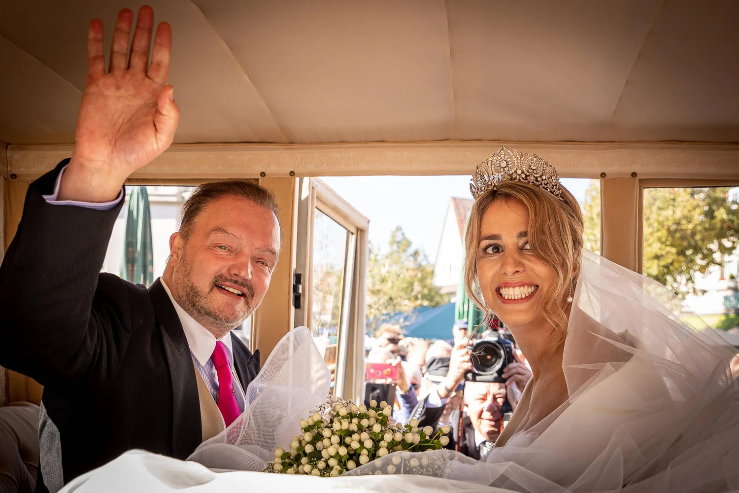 Wedding of Prince Alexander and Mahkameh Navabi — Royal Portraits Gallery