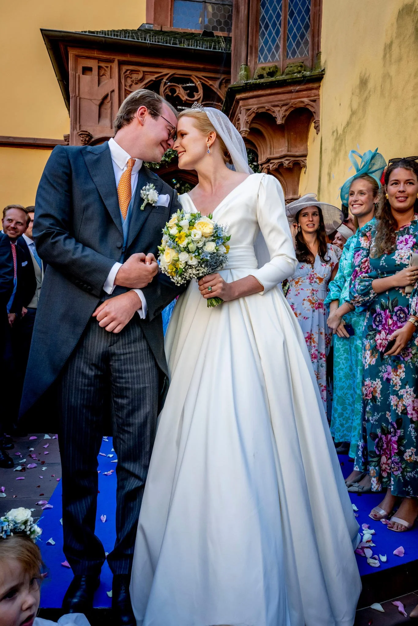 Prince Alexander and Princess Mahkameh Attend Wedding of Hereditary Prince Ludwig and Helene von ...
