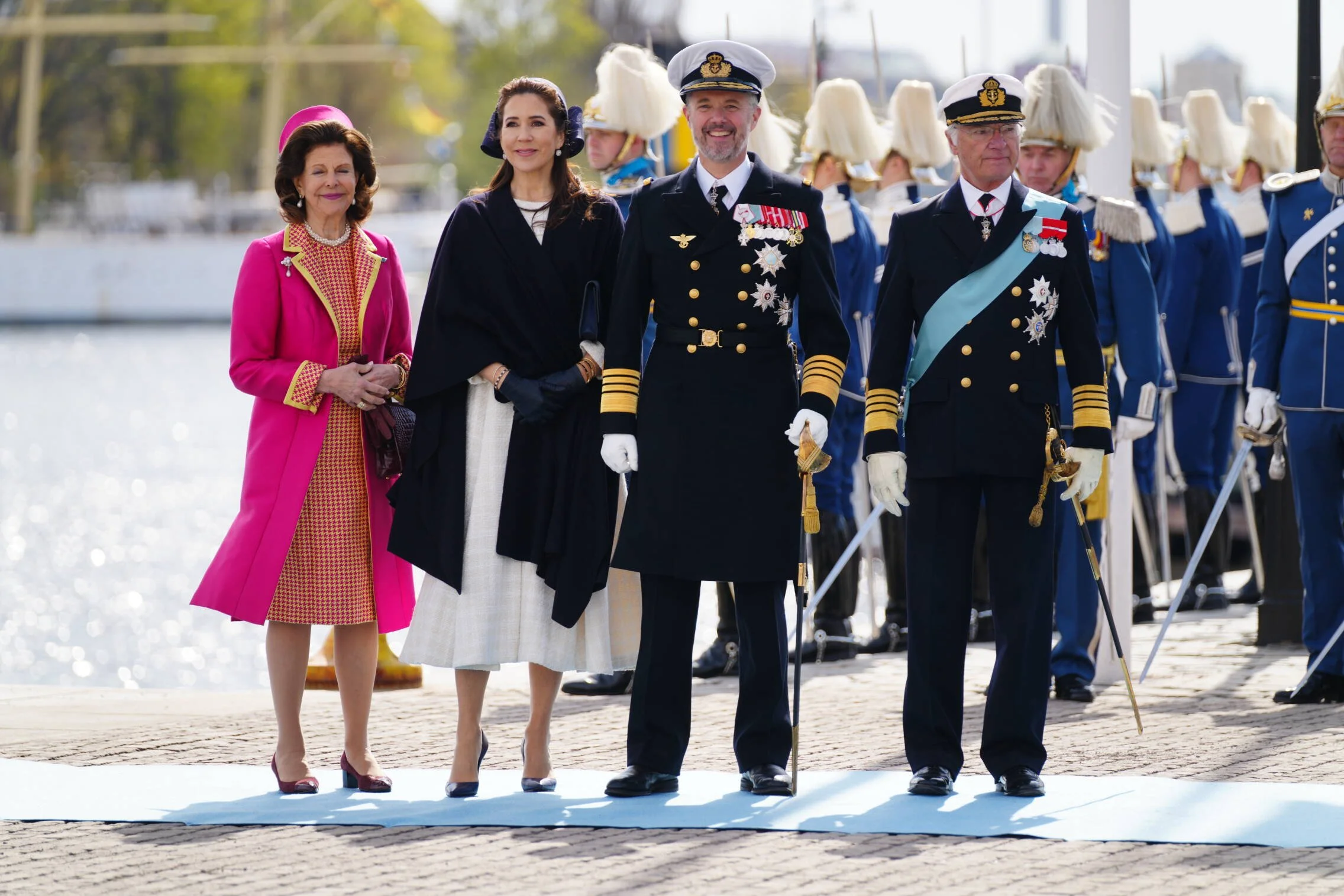 The King and Queen of Sweden Welcome the King and Queen of Denmark for ...