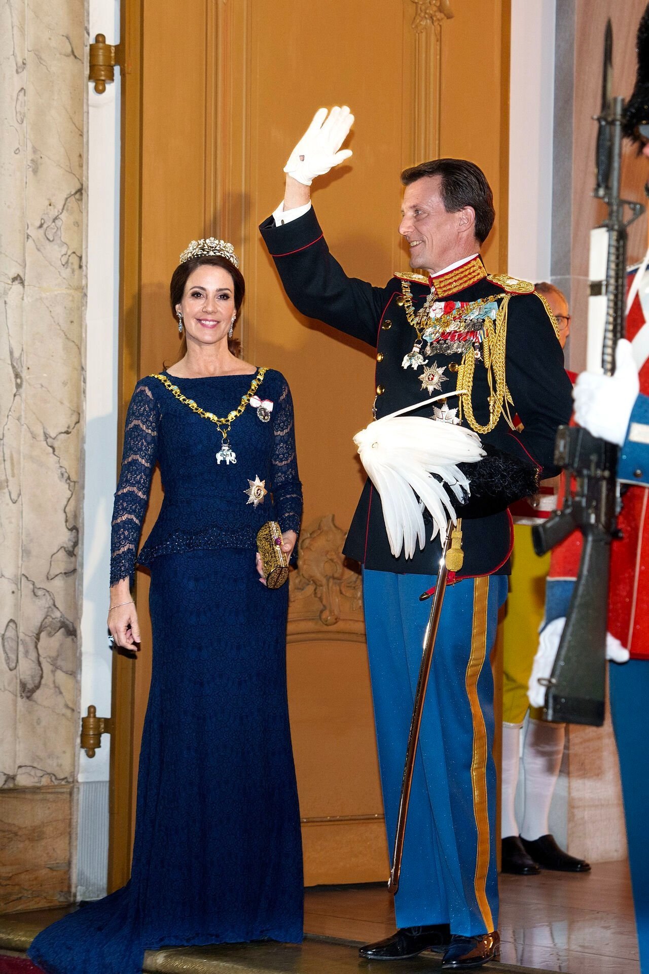 Prince Guillaume and Princess Sibilla Attend Wedding of Princess Marie ...