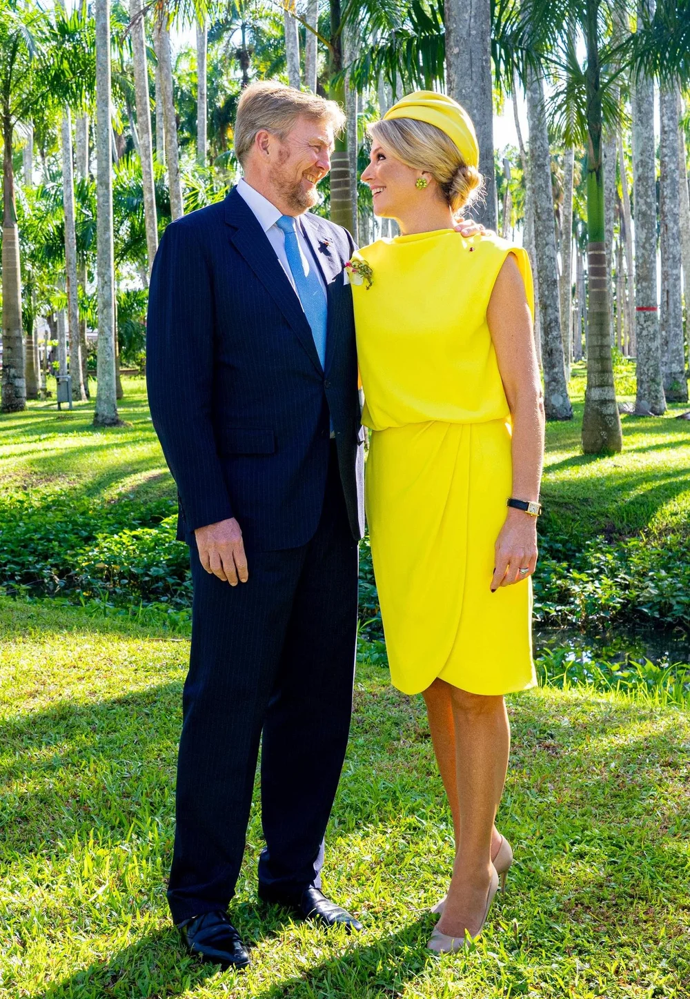 The King and Queen of the Netherlands Tour Paramaribo — Royal Portraits ...