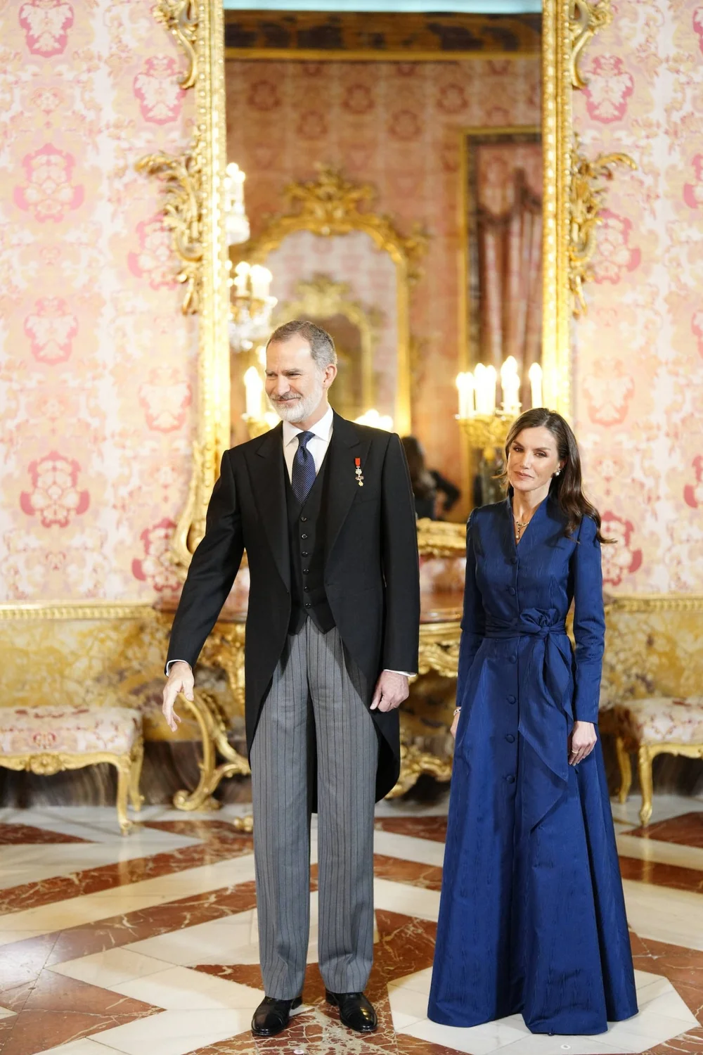 The King and Queen of Spain Host the 2024 New Year's Reception for ...