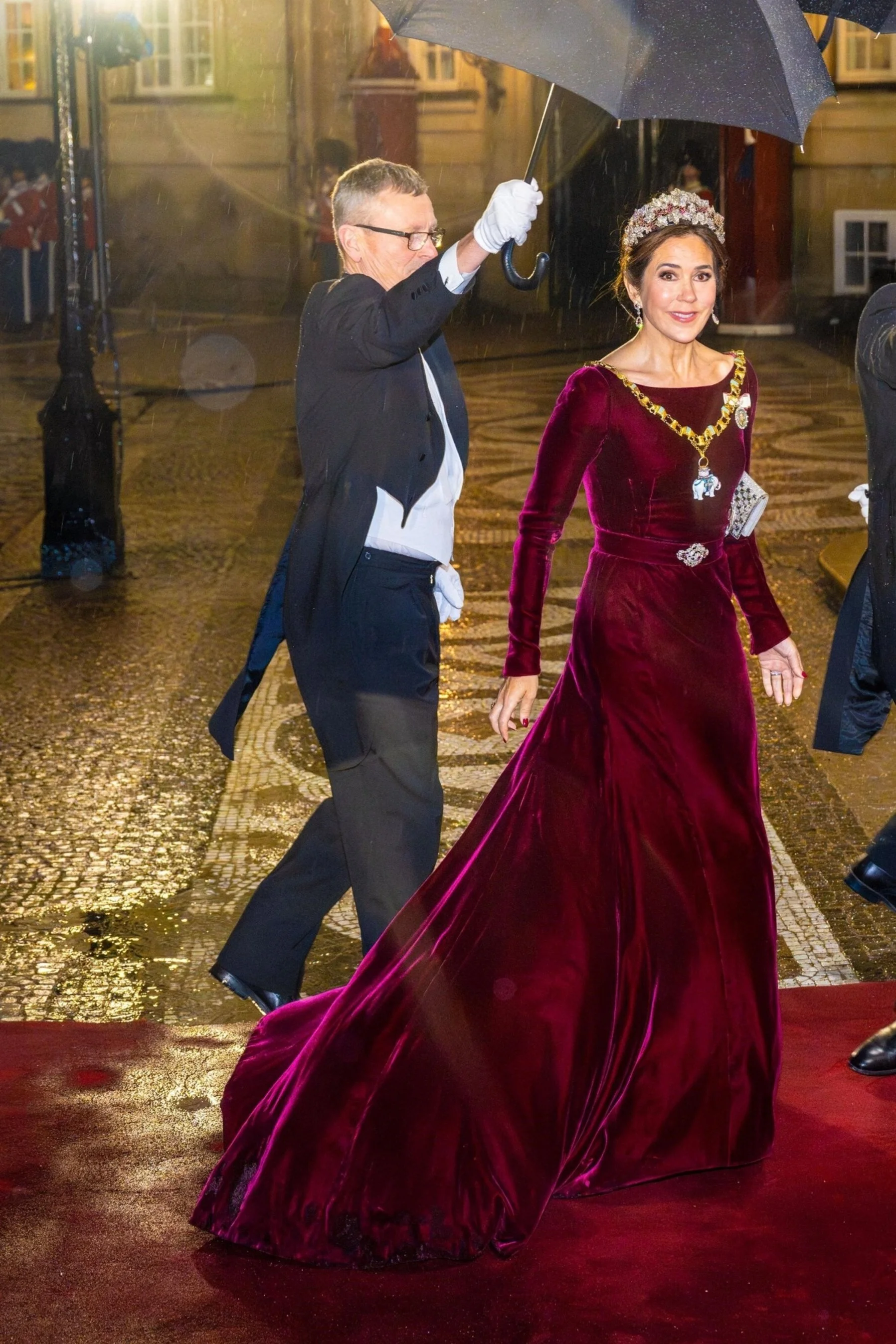 The Crown Prince and Crown Princess of Denmark Attend New Year's ...