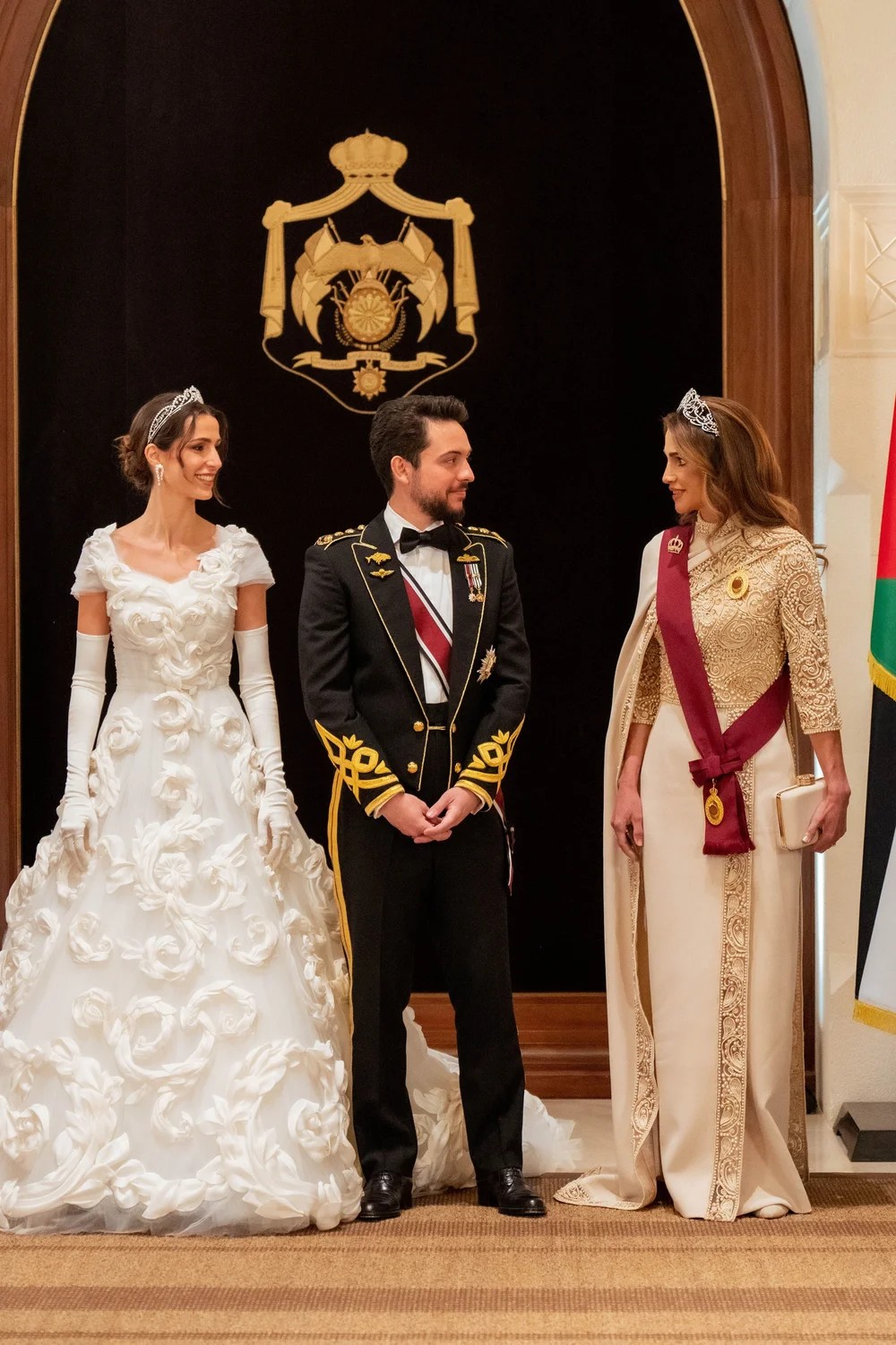 The Crown Prince and Crown Princess of Jordan Attend Their Wedding ...