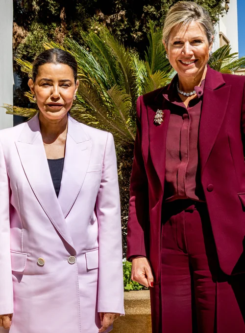 Queen Maxima Meets with Lalla Meryem in Rabat — Royal Portraits Gallery