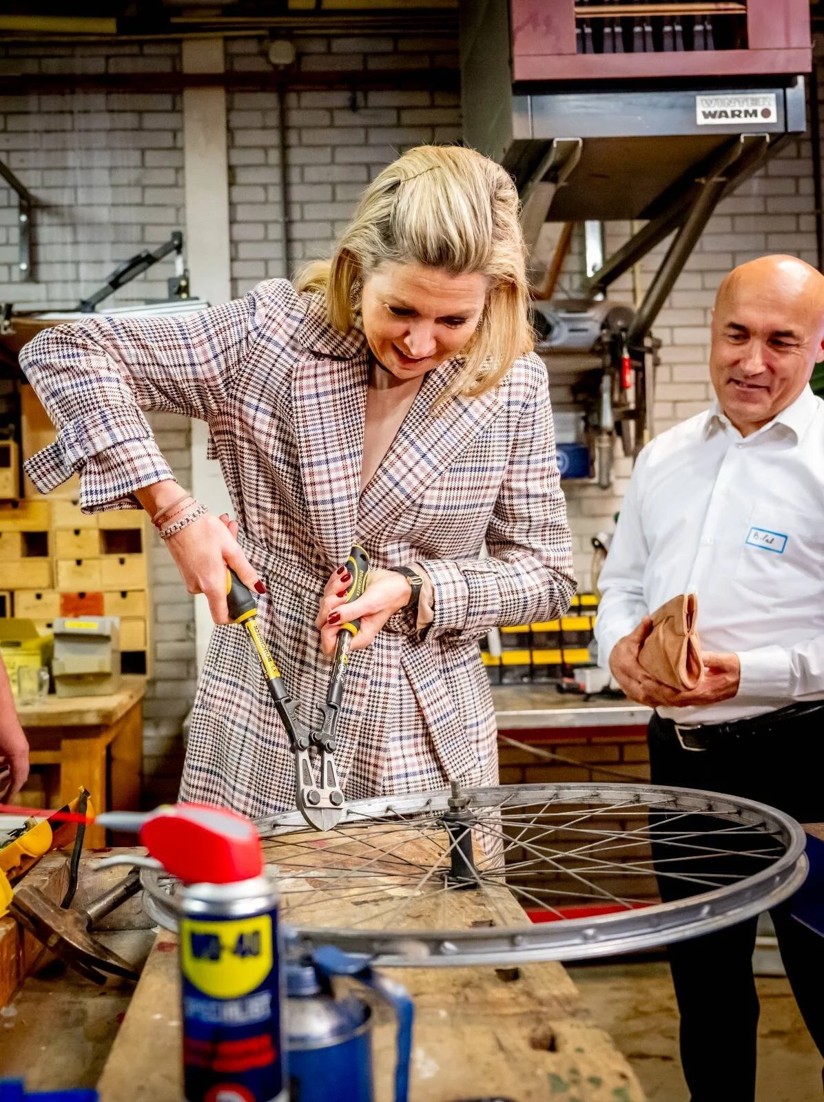 Queen Maxima Visits Adam Father Centre in The Hague — Royal Portraits ...