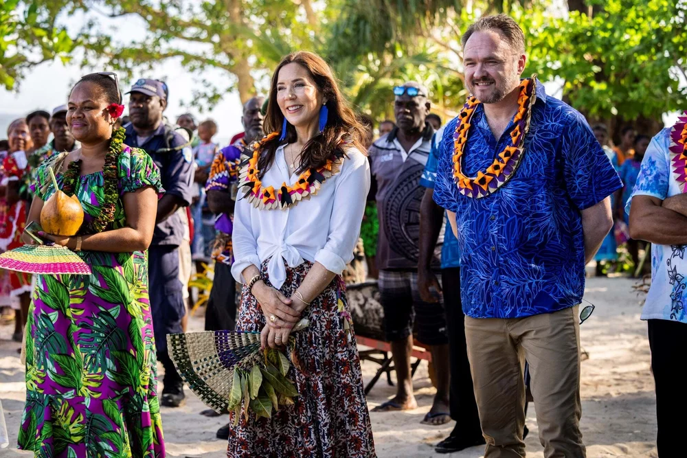 Crown Princess Mary Arrives in the Pele Island, Vanuatu — Royal ...