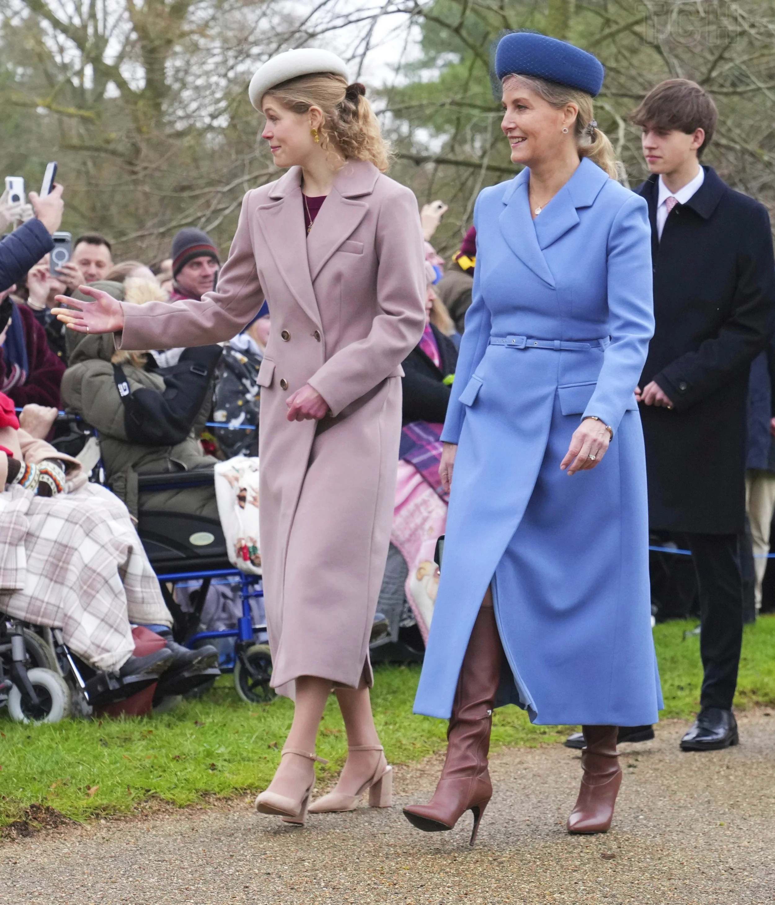 The Duchess of Edinburgh and Lady Louise Attend Christmas Day Service ...