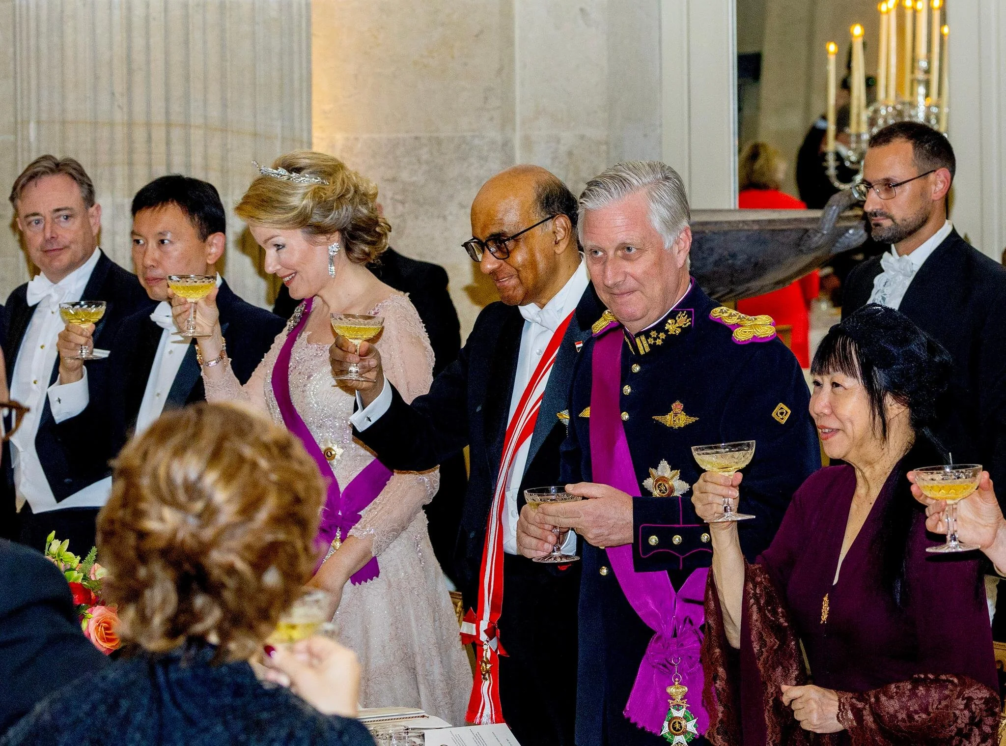 The King and Queen of the Belgians Host State Banquet in Honour of the ...