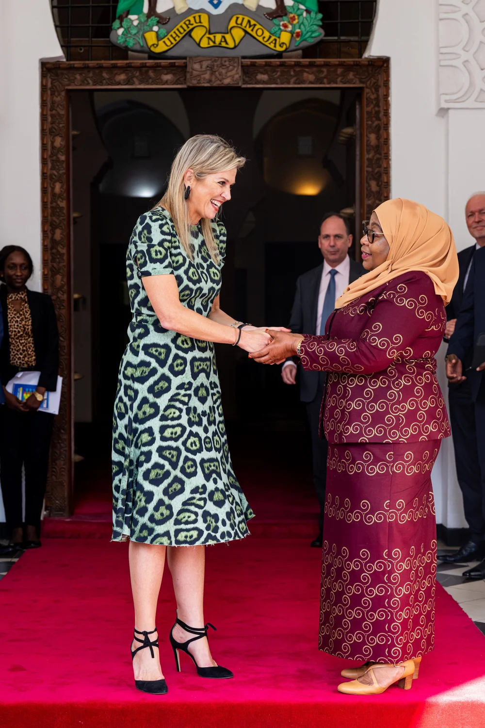 Queen Maxima Meets with President Samia Suluhu Hassan of Tanzania ...