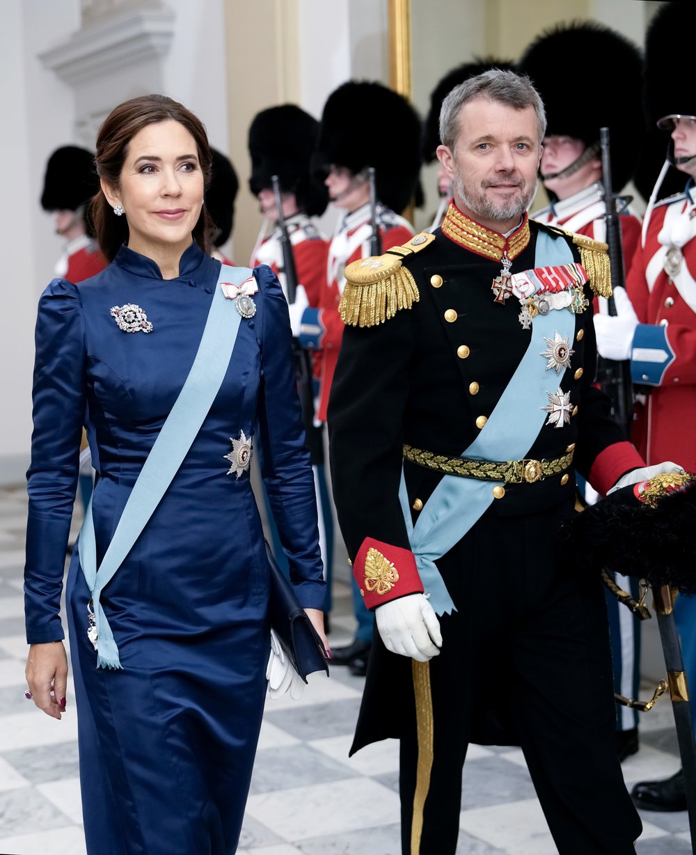 The Crown Prince and Crown Princess of Denmark Attend the 2024 New Year ...