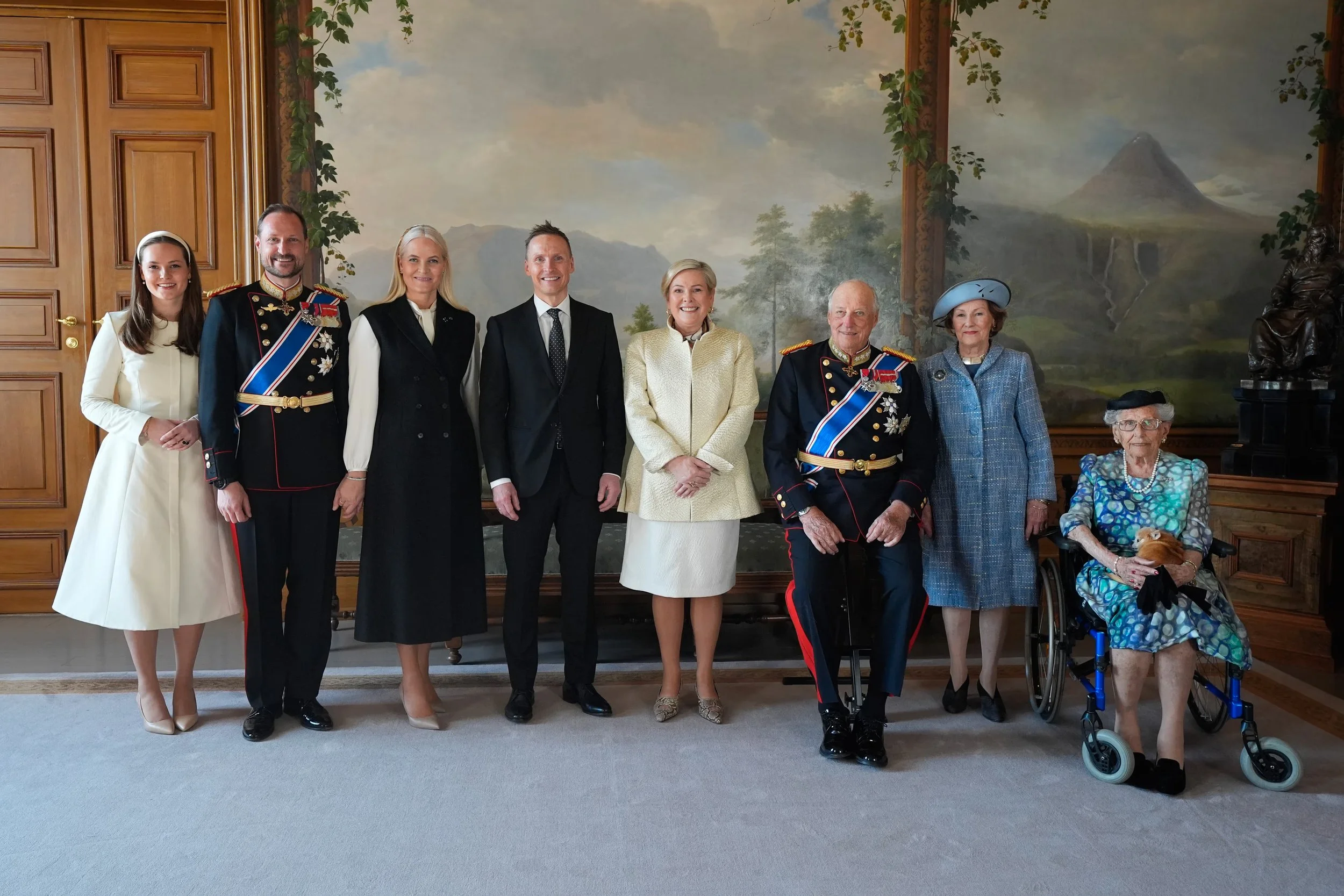 The Crown Prince and Crown Princess of Norway Attend the Welcoming ...