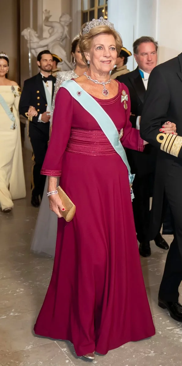 Queen Anne Marie Attends Golden Jubilee Banquet in Stockholm — Royal ...