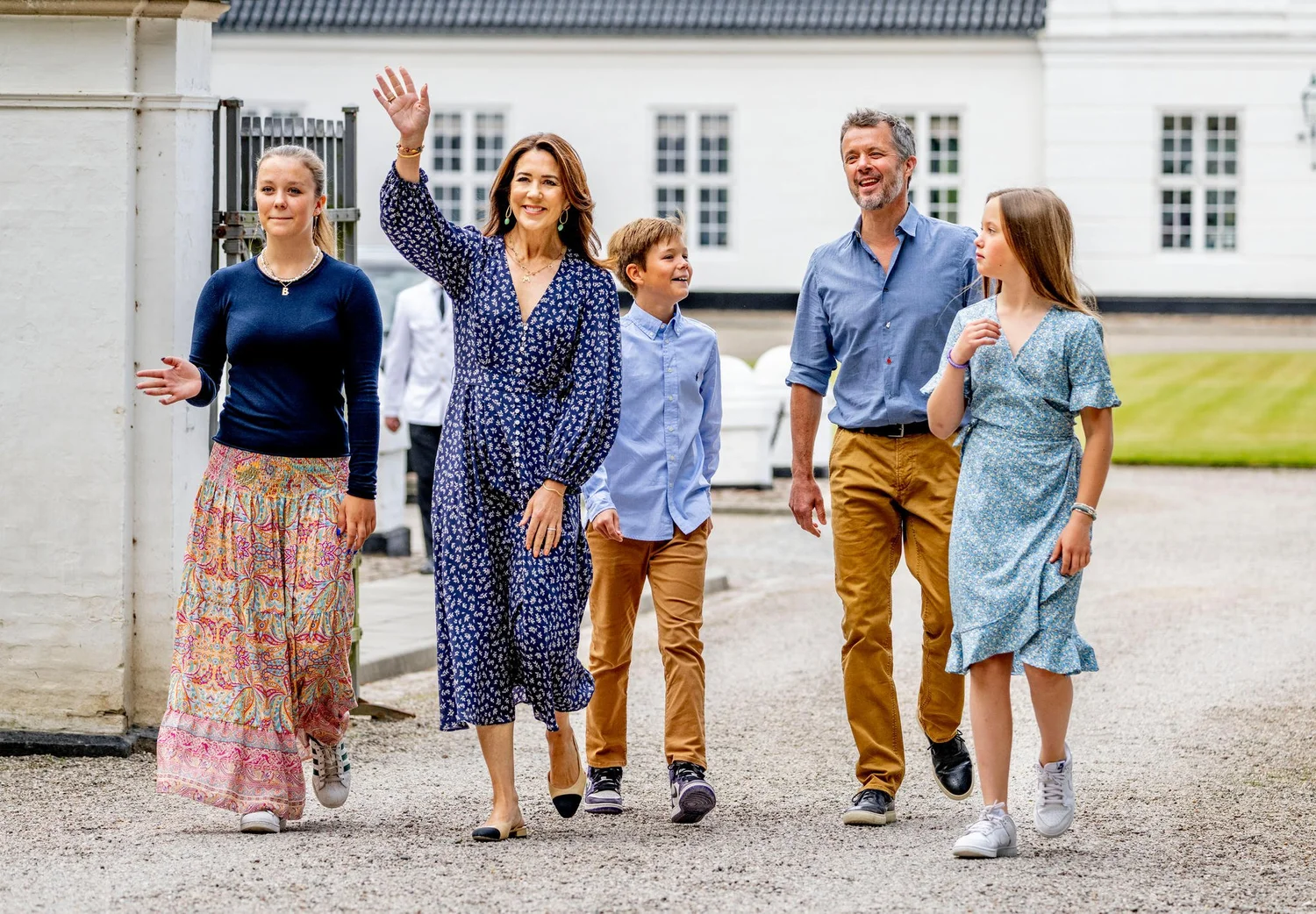 The Crown Prince and Crown Princess of Denmark Receive the Gråsten ...
