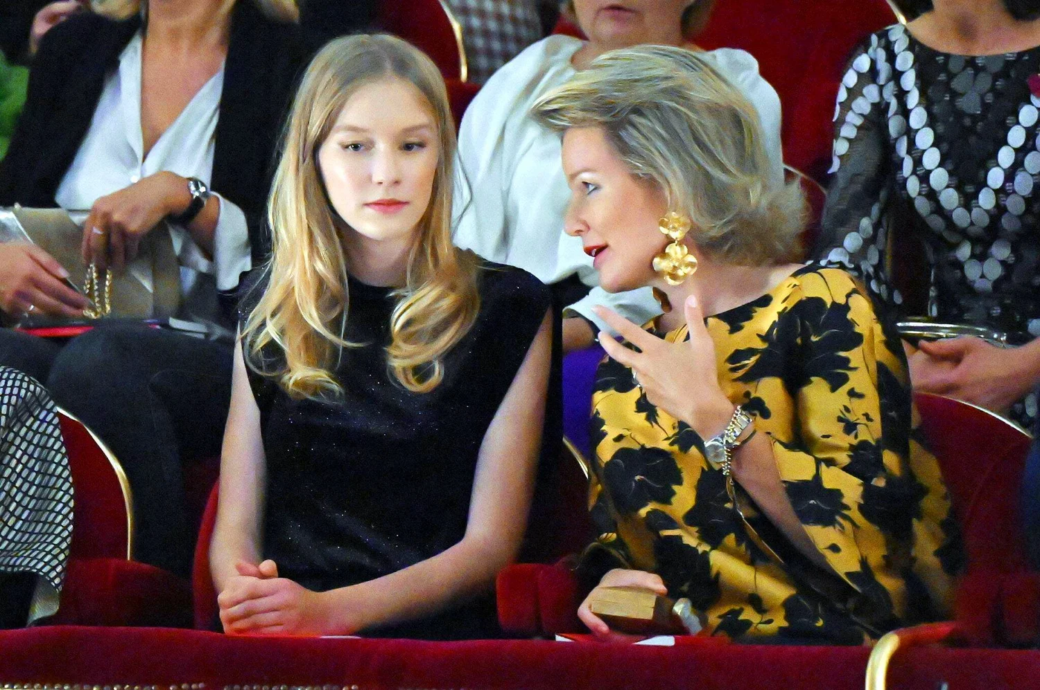 Queen Mathilde and Princess Eléonore Attend Opera Performance at La ...