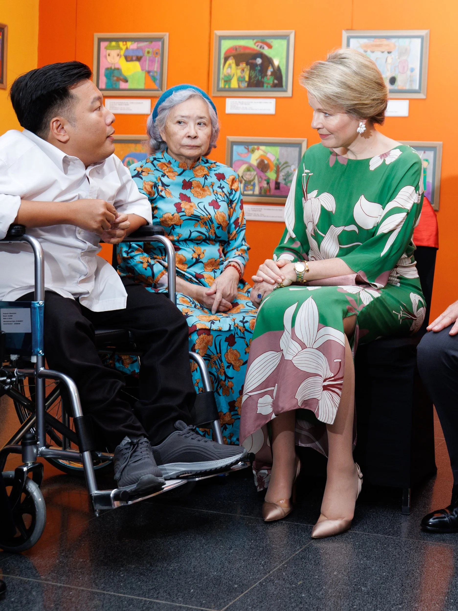 The King and Queen of the Belgians Meet with Victims of Orange Agent in ...