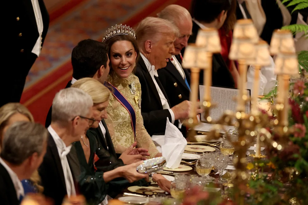 The Prince and Princess of Wales Attend State Banquet in Honour of the ...