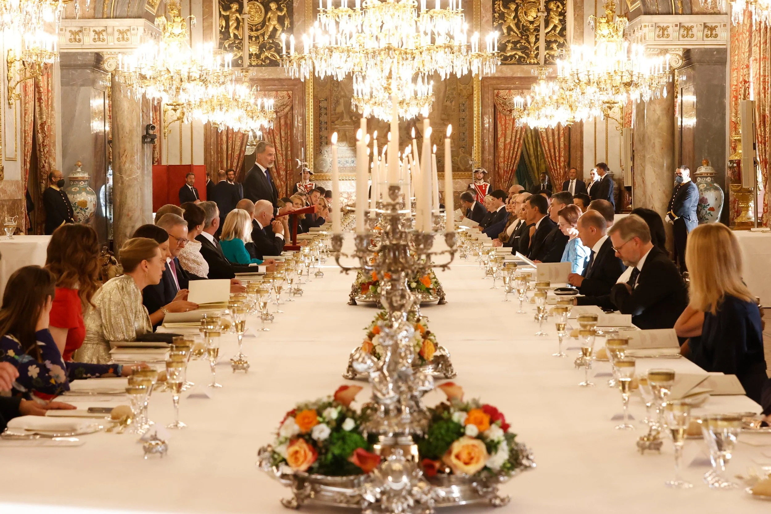 The King and Queen of Spain Host Gala Dinner for NATO Summit ...