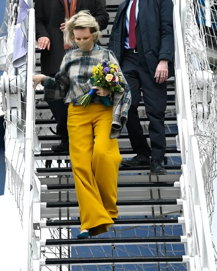 Queen Mathilde Visits Hospital Ship Global Mercy — Royal Portraits Gallery