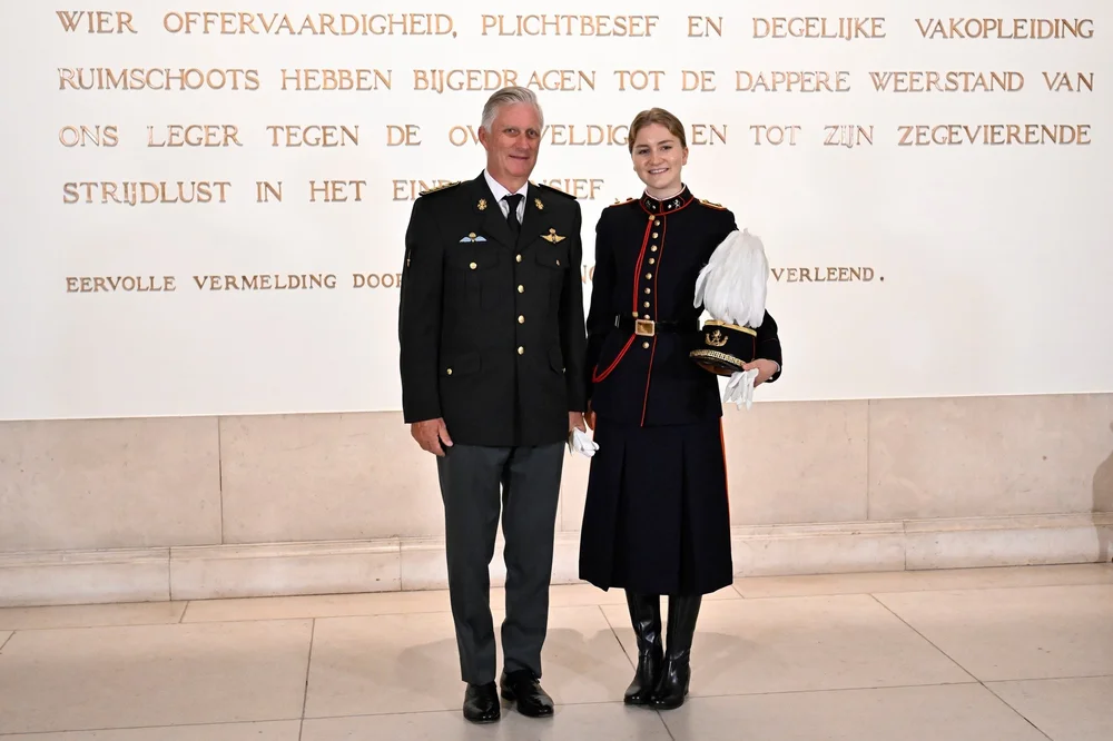 Princess Elisabeth Takes Oath As Officer at Royal Military Academy ...