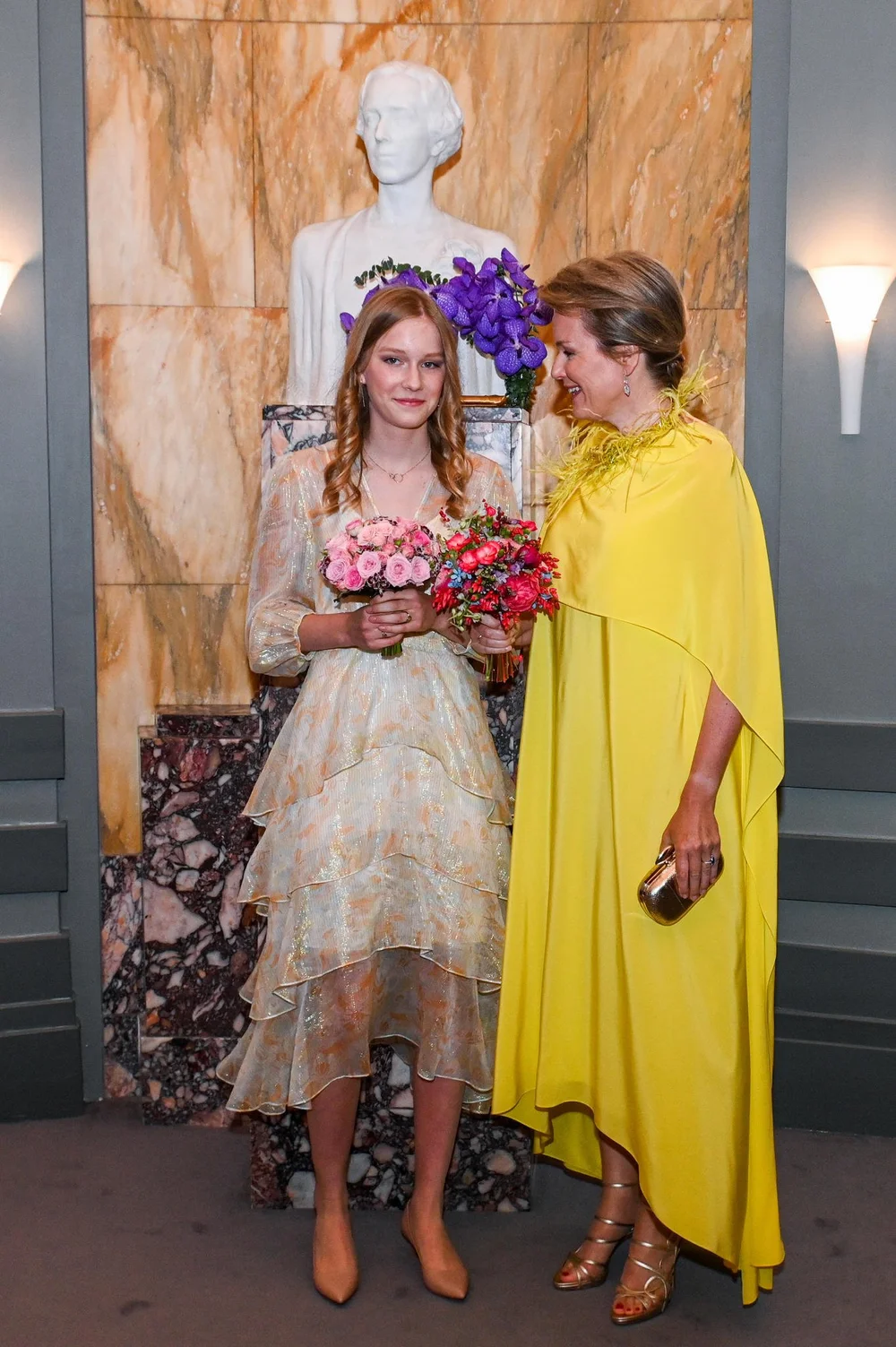 Queen Mathilde and Princess Eléonore Attend Queen Elisabeth Voice ...