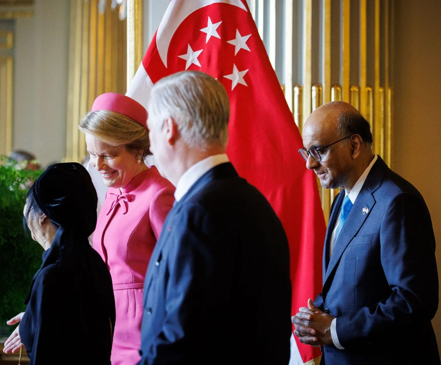 The King and Queen of the Belgians Welcome the President and First Lady ...