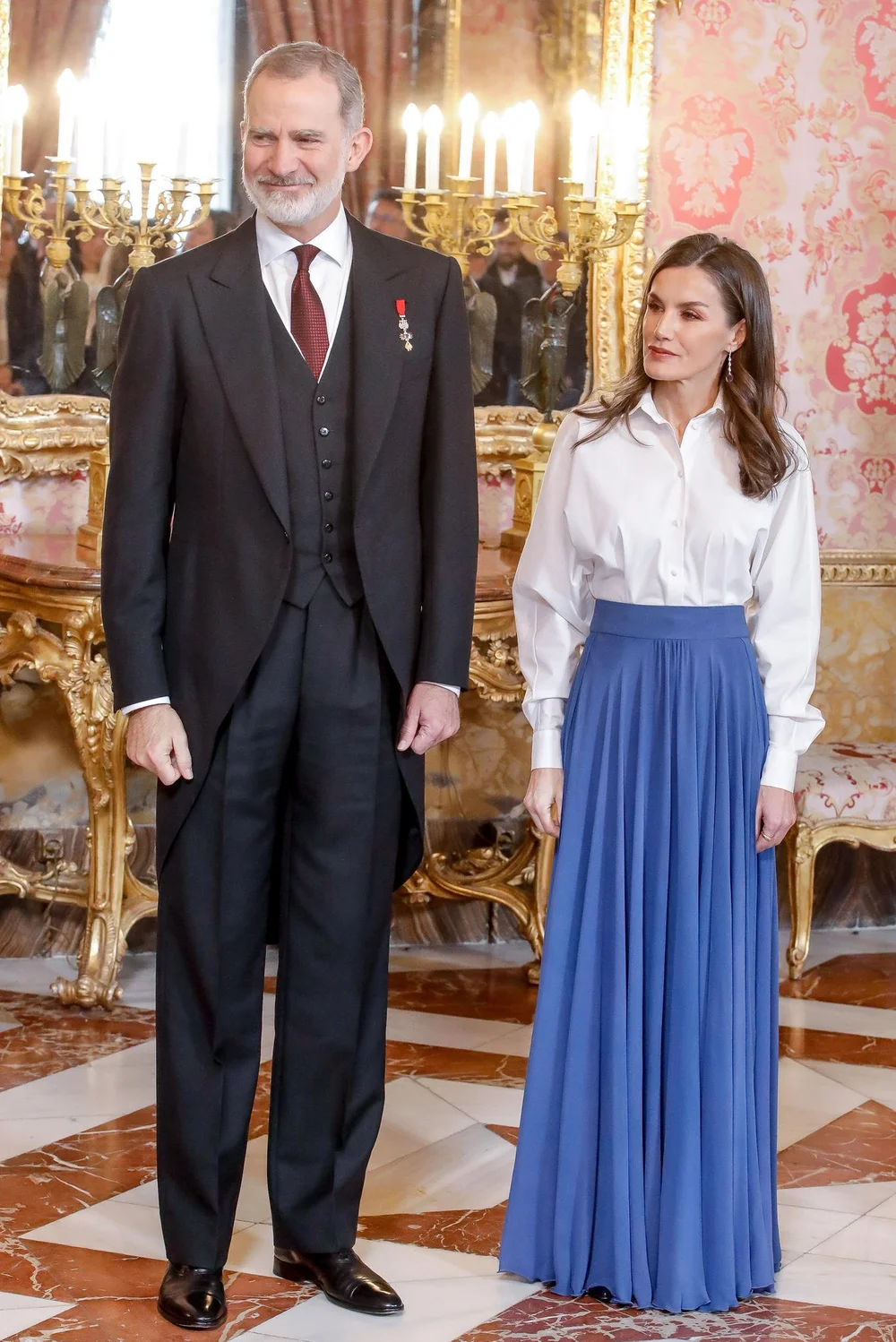 The King and Queen of Spain Host the 2025 New Year's Reception for ...