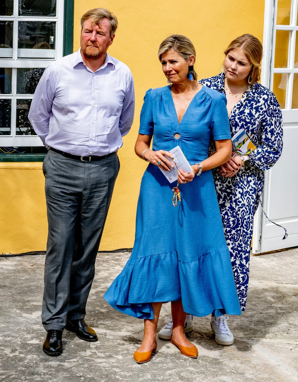 The King and Queen of The Netherlands and The Princess of Orange Visit ...