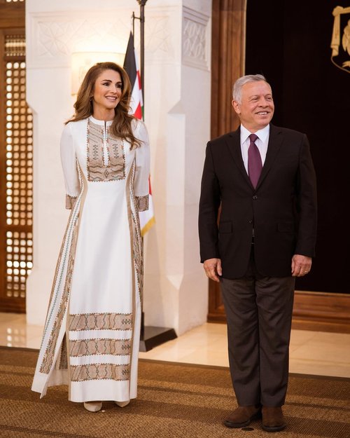 The King and Queen of Jordan Host Luncheon at Al Husseiniya Palace ...