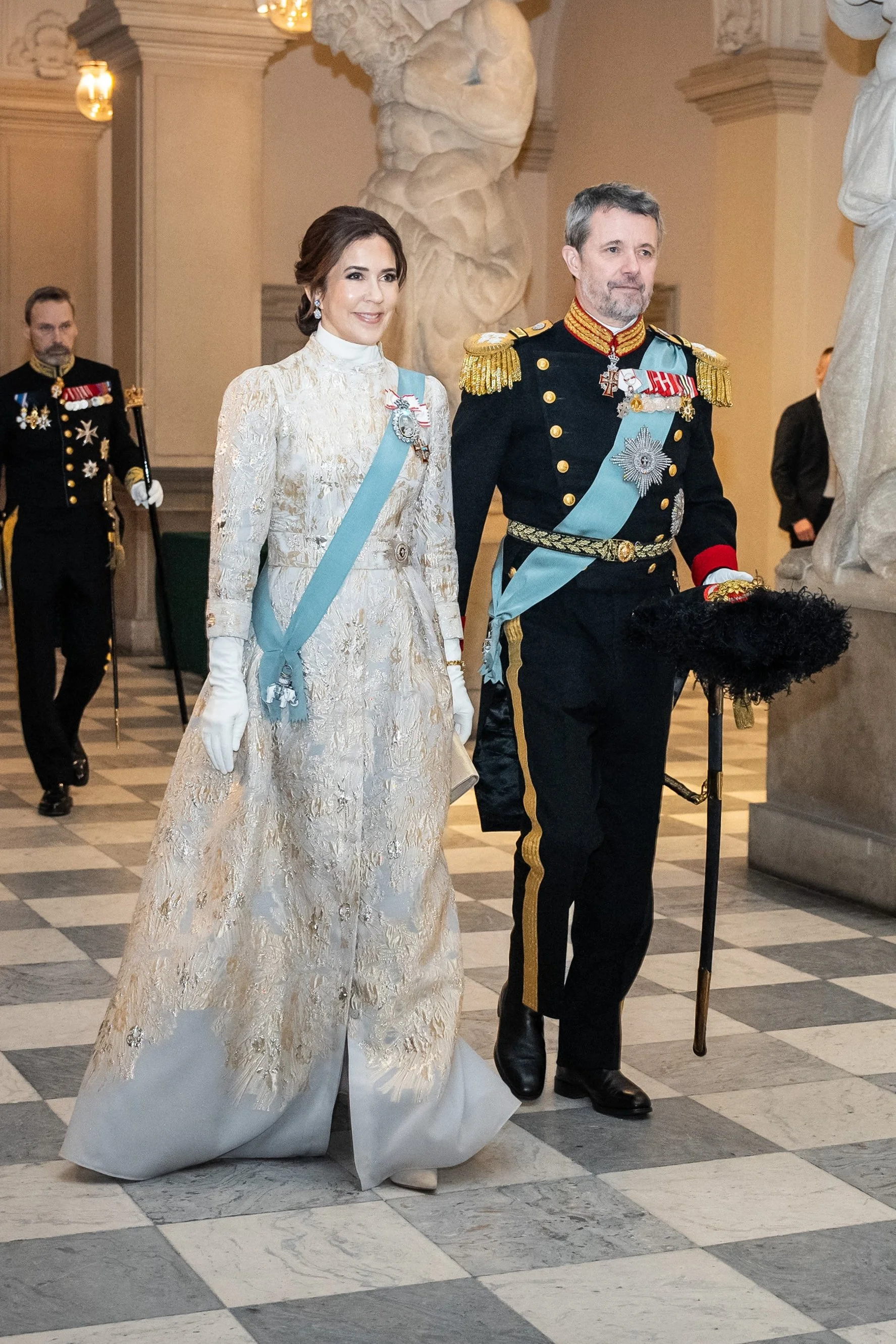 The King and Queen of Denmark Host the 2025 New Year Reception for ...
