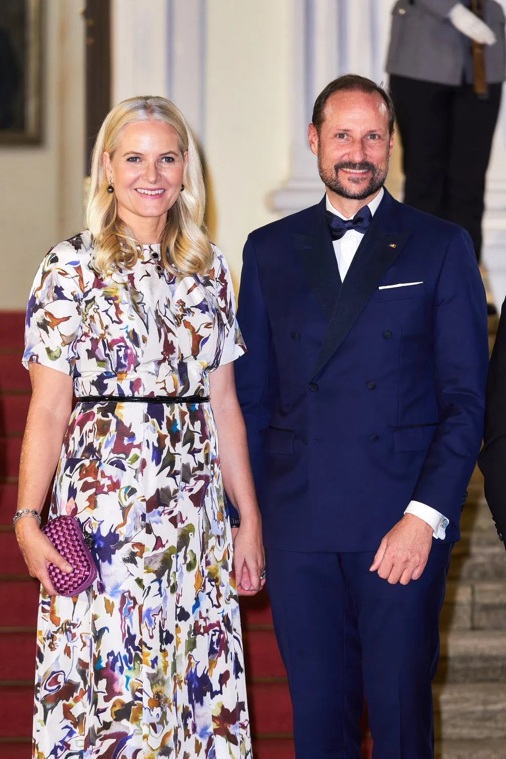 The Crown Prince and Crown Princess of Norway Attend Official Dinner in ...