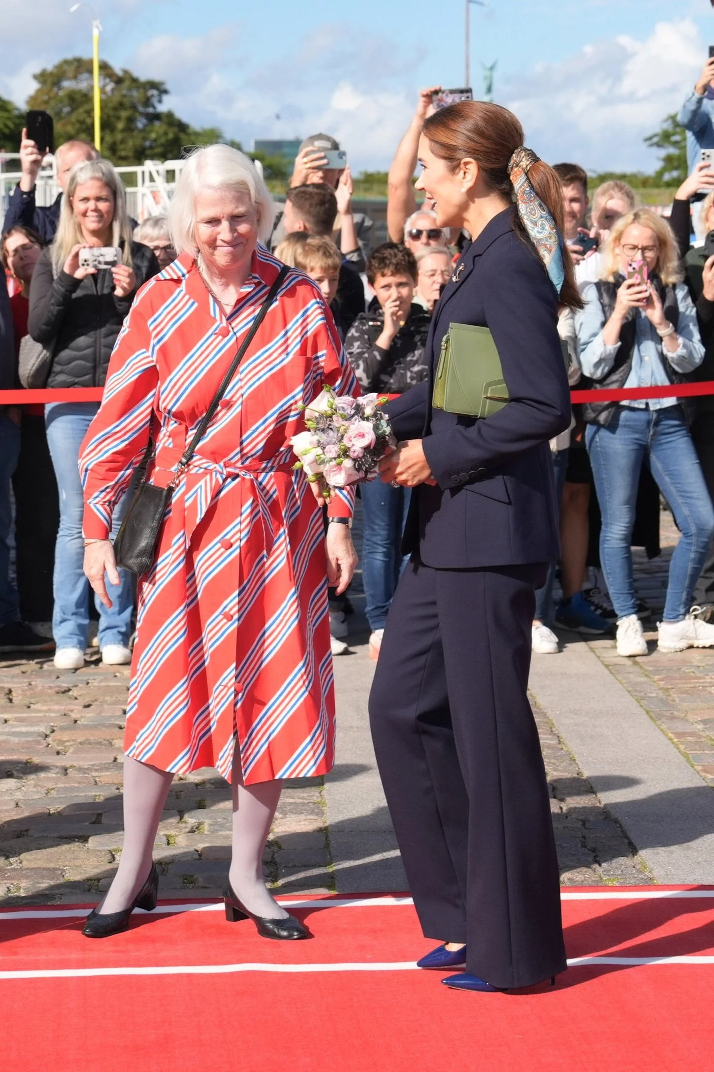 The King and Queen of Denmark Disembark from Dannebrog — Royal ...